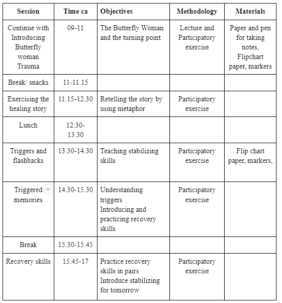 Agenda template - MHHRI | Mental Health and Human Rights Info